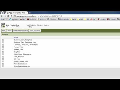 App Inventor: How to Download Your AI Files
