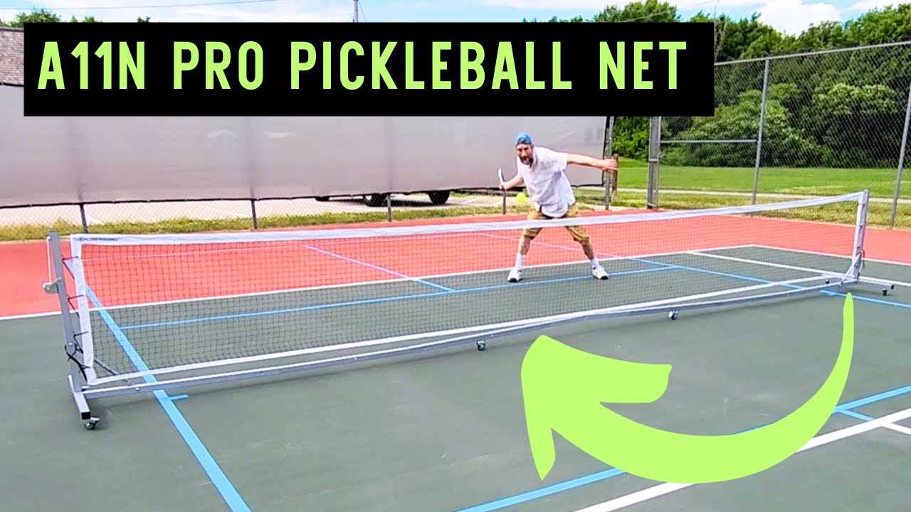 A11N Pro Pickleball Net is Portable, Adjustable, and Easy to Set Up