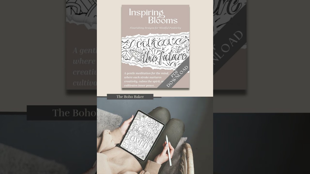 🎨 FREE Adult Coloring Pages | Mindful Floral Art | Self Care Printables
