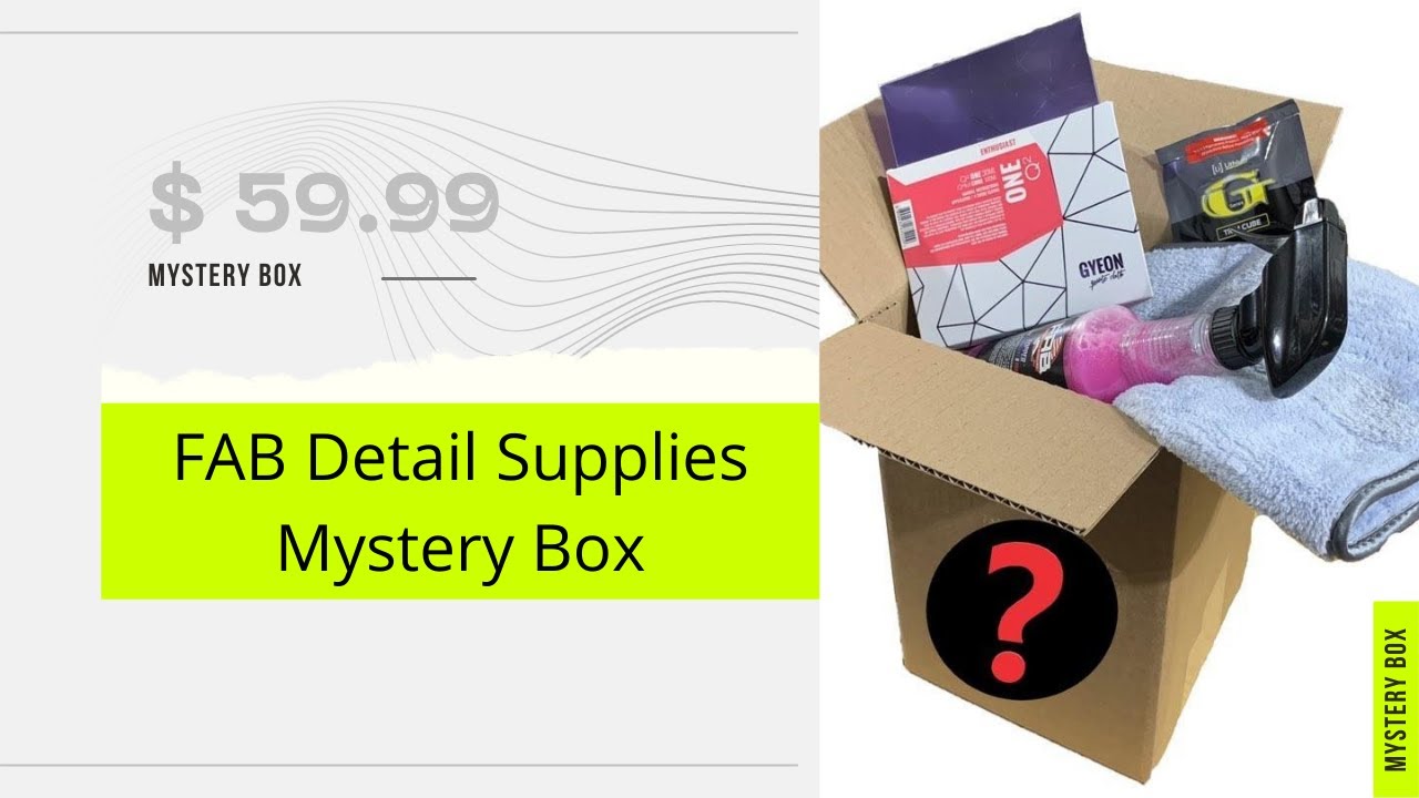 Mystery Box 📦  from FAB Detail Supplies | UnBoxing