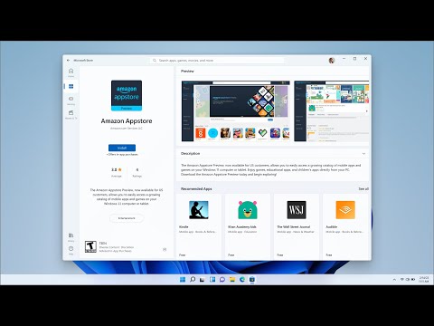 How to Install Amazon AppStore with Android Apps on Windows 11 Amazon Android AppStore