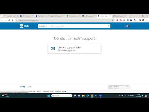 How to create a support ticket to merge accounts on LinkedIn