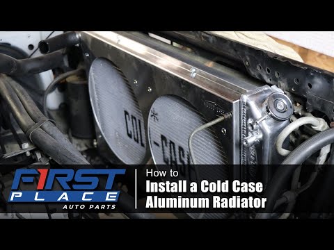 Installing a Cold Case Aluminum Radiator on our Chevy Square Body Truck