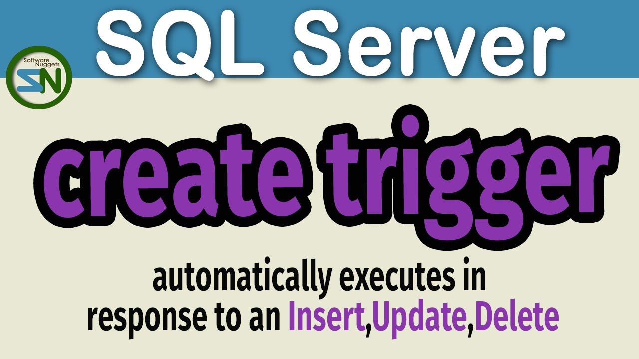 SQL Server:  After TRIGGER.  How to create TRIGGER for AFTER (insert, update and delete).