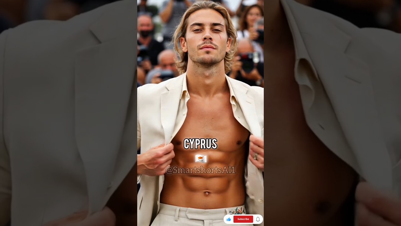 AI's Most Handsome Male Features pt40 – Like They’re at Cannes! #shortvideo #fyp #explore #facts