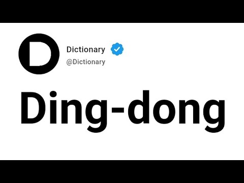 Ding-dong Meaning In English