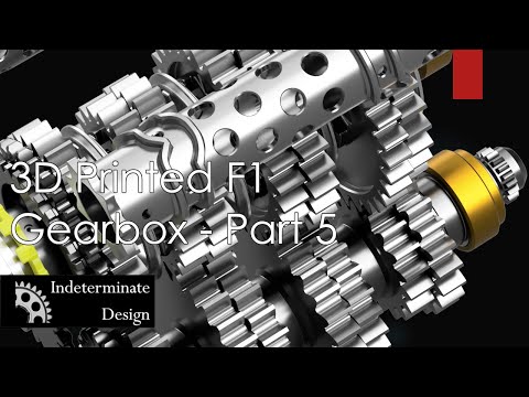 3D-Printed Scale-Model F1 Gearbox - Build Project Video