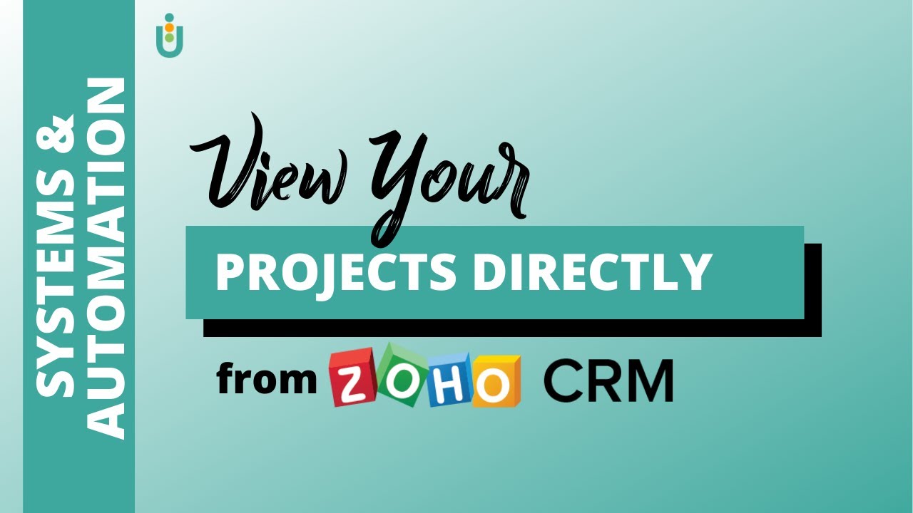 How to Integrate Zoho Projects with Zoho CRM | SuccessFULL Solutions