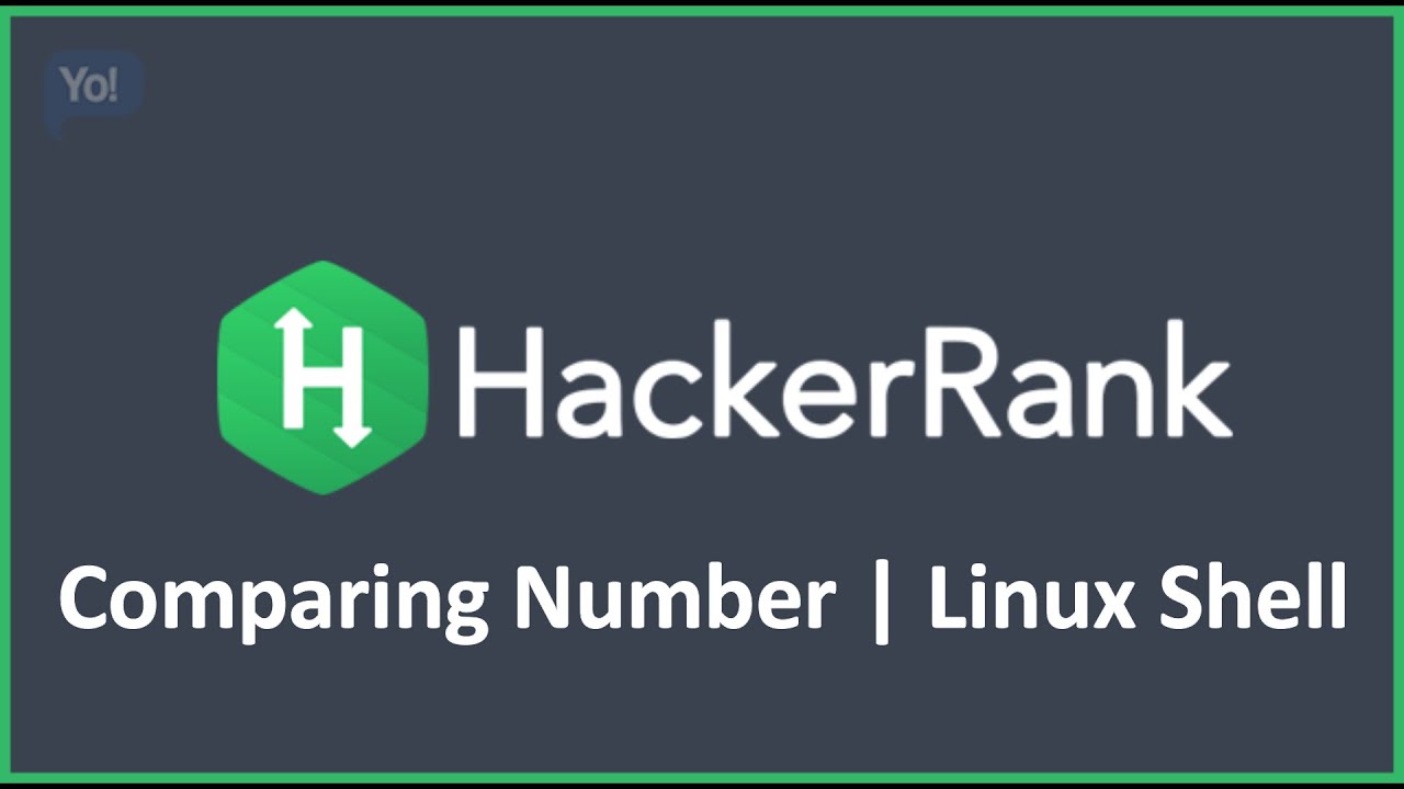 Comparing Number in Linux shell | Hacker rank Solution