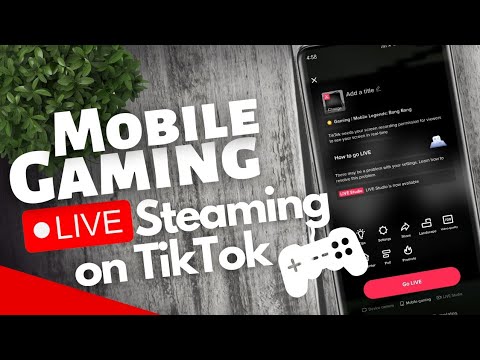 How to do Mobile Gaming Live Stream on TikTok