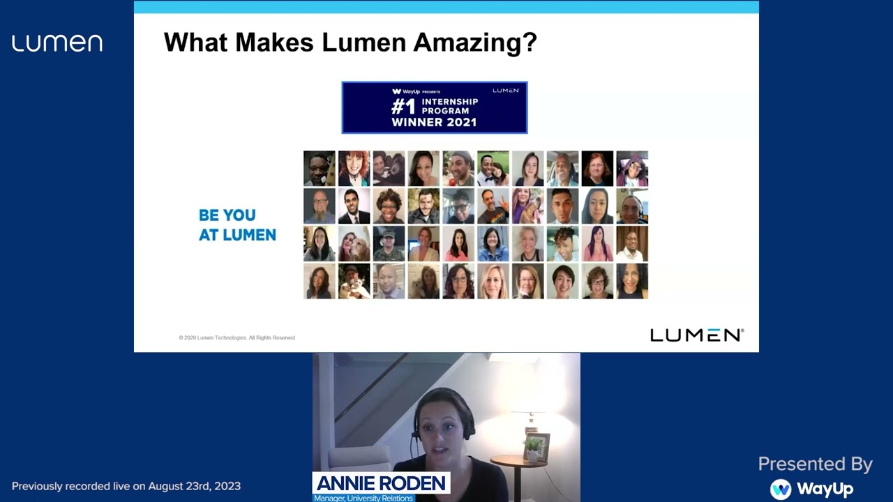 How to Get an Internship with Lumen’s Award Winning Program