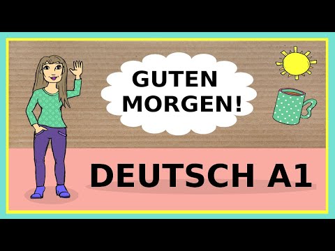 Deutschkurs A1: Guten Morgen, wie geht es Ihnen? Learning German / basic beginners lesson / Anfänger