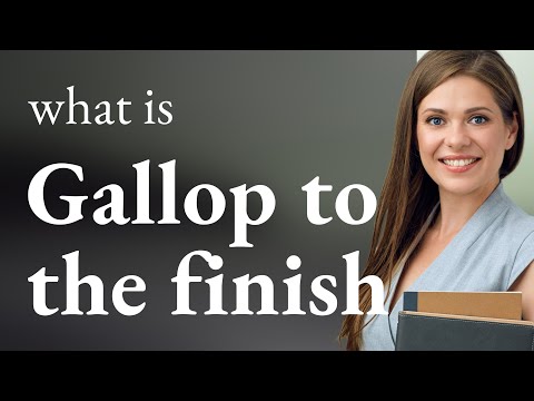 Galloping Towards Success: Unveiling "Gallop to the Finish"