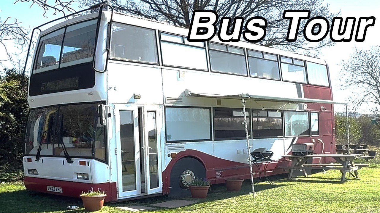 This Double-Decker Bus Was Turned Into a Stunning Home With Plenty of ...