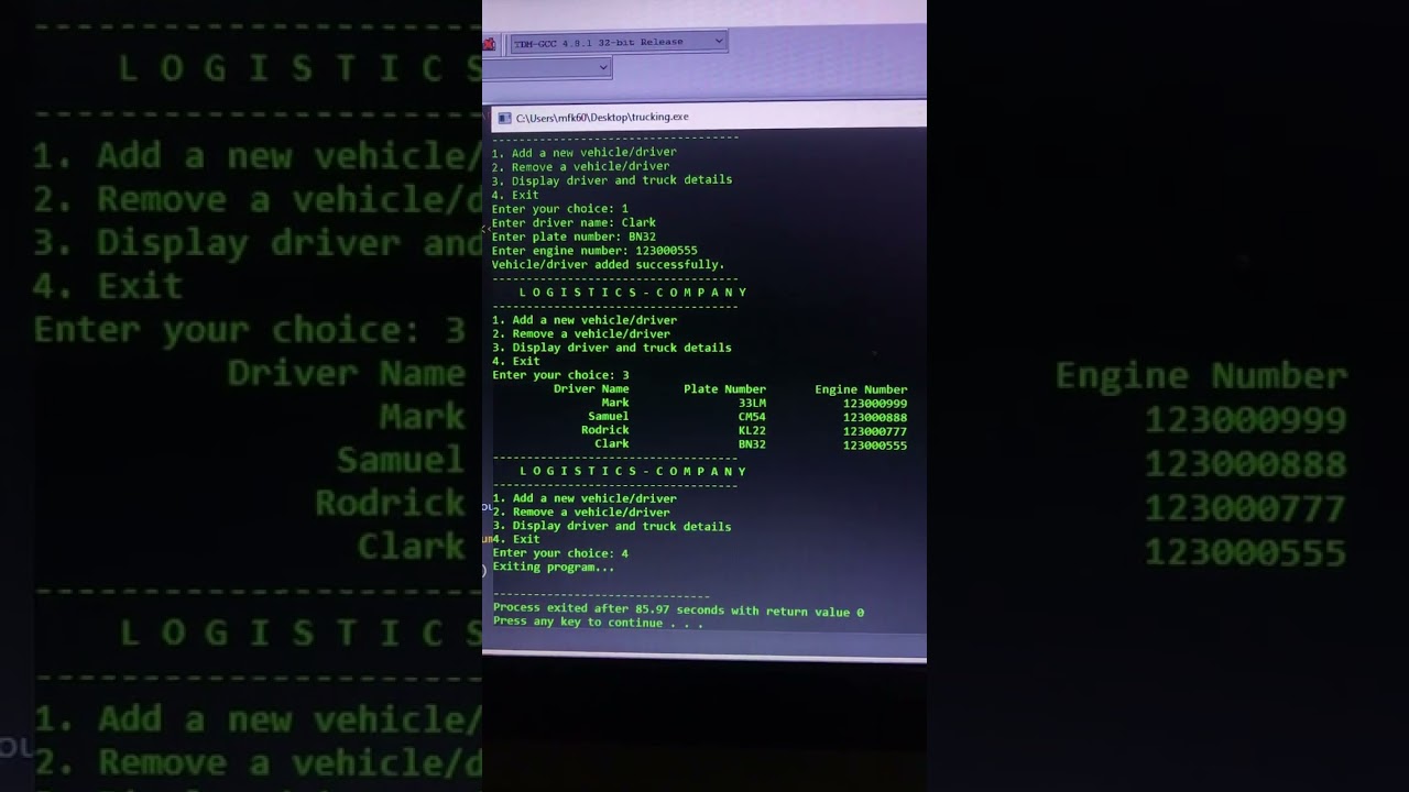 logistics in c++ IDE dev c++#cppprogramming #codingtime #codinglife