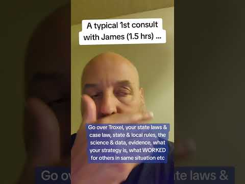 1st CONSULT WITH JAMES -- what I typically go over