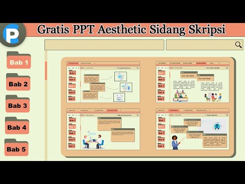 PPT Desktop Inspired Thesis Session 💥Free Template 💥