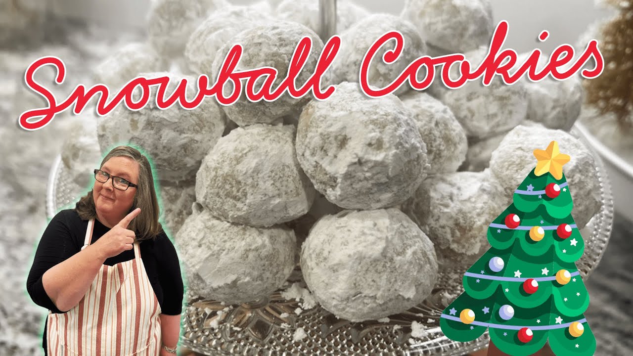 Pecan Snowball Cookies - A Christmas Classic (And EASY To Make!)