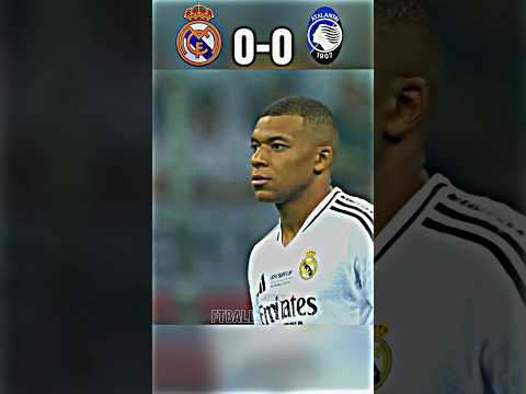 Real Madrid VS Atalanta 2024 Super Cup Final Mbappe Aura Prime π₯ #youtube #football #shorts