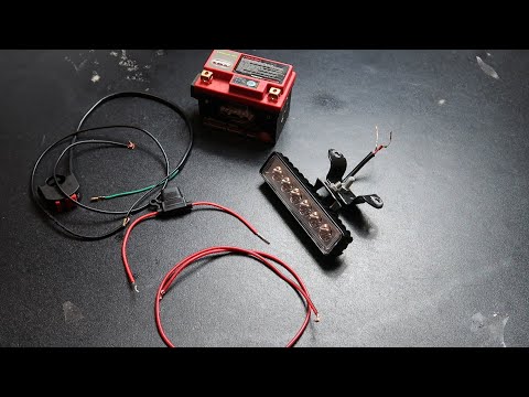 How To Wire ON OFF Switch to light EASY! Atv Dirt Bikes Boats Utv Motorcycles