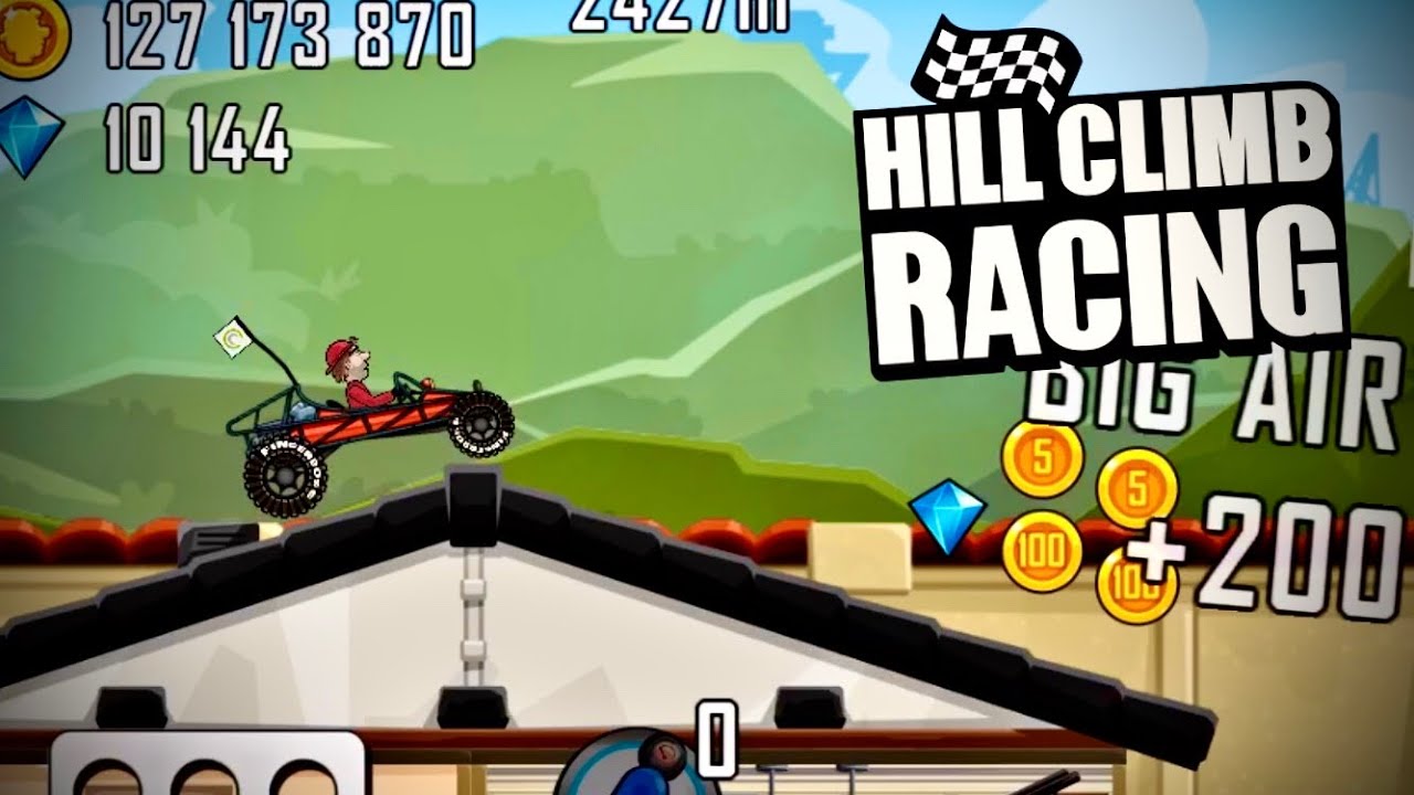 Hill Climb Racing: Dune Buggy on Action Hero 4,6k (New Record!)