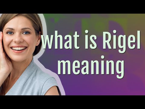 Rigel | meaning of Rigel