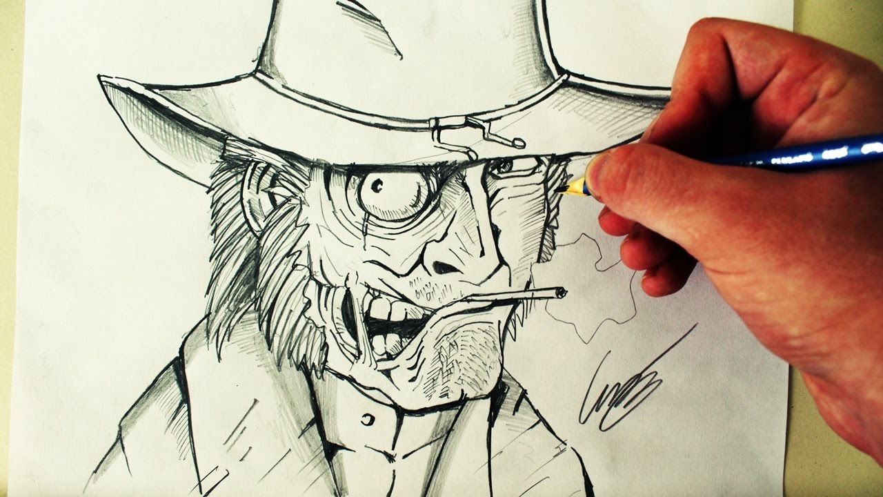 Como Desenhar o Jonah Hex [DC comics] - (How to Draw Jonah Hex) - SLAY DESENHOS #181