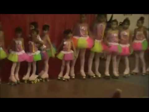Club Romerense: Zoe, Camila y kimey patinan en E.E.M. Los Hornos