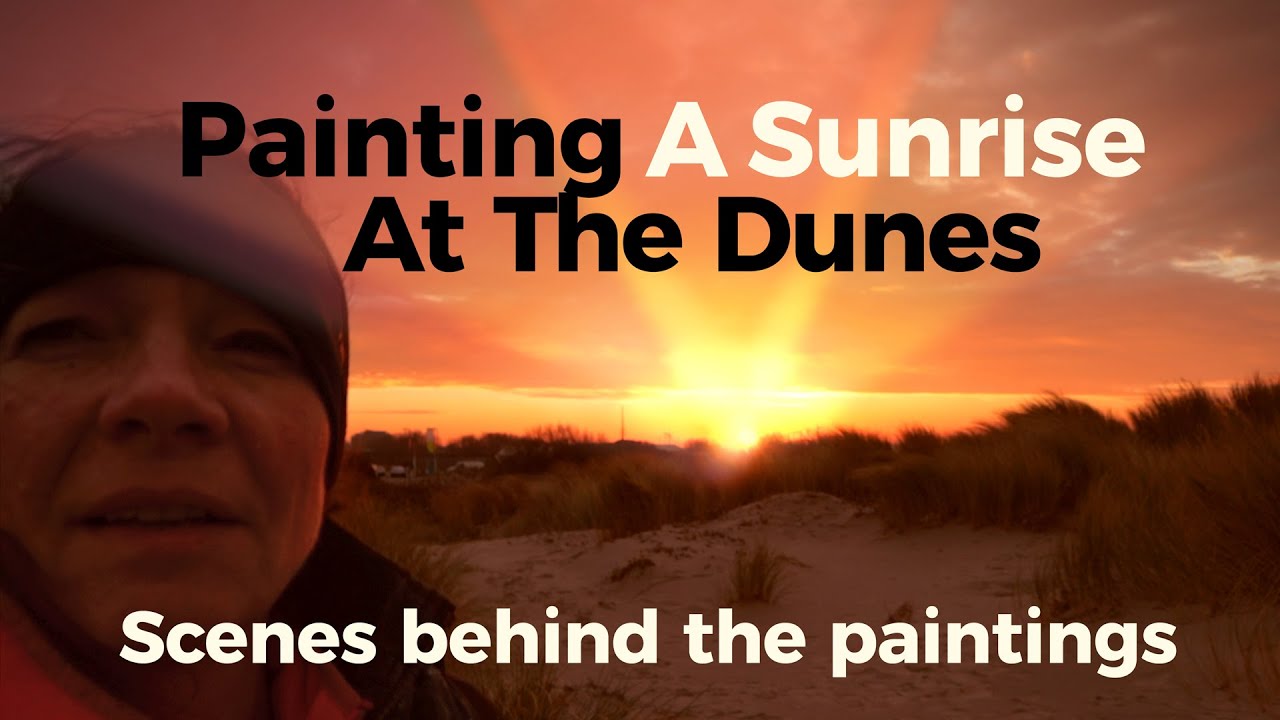 Painting A Sunset at the Dunes - Scenes 05 Roos Schuring