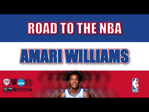 Road to the NBA: Amari Williams Career Journey