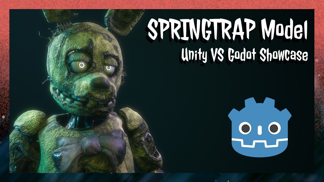 FNAF Rewritten - Springtrap Model Showcase & Game Engine Comparison