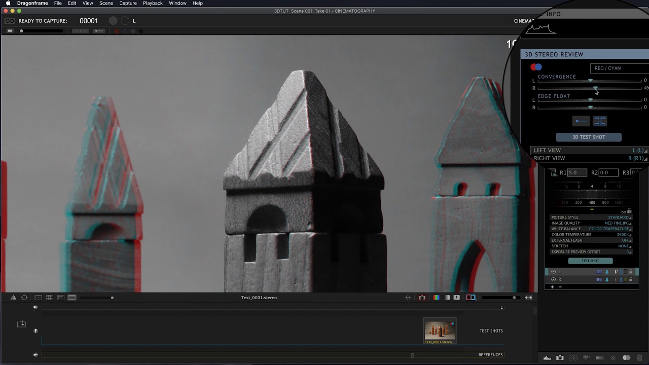 Dragonframe 4 Tutorial - 206 3D Stereo Review