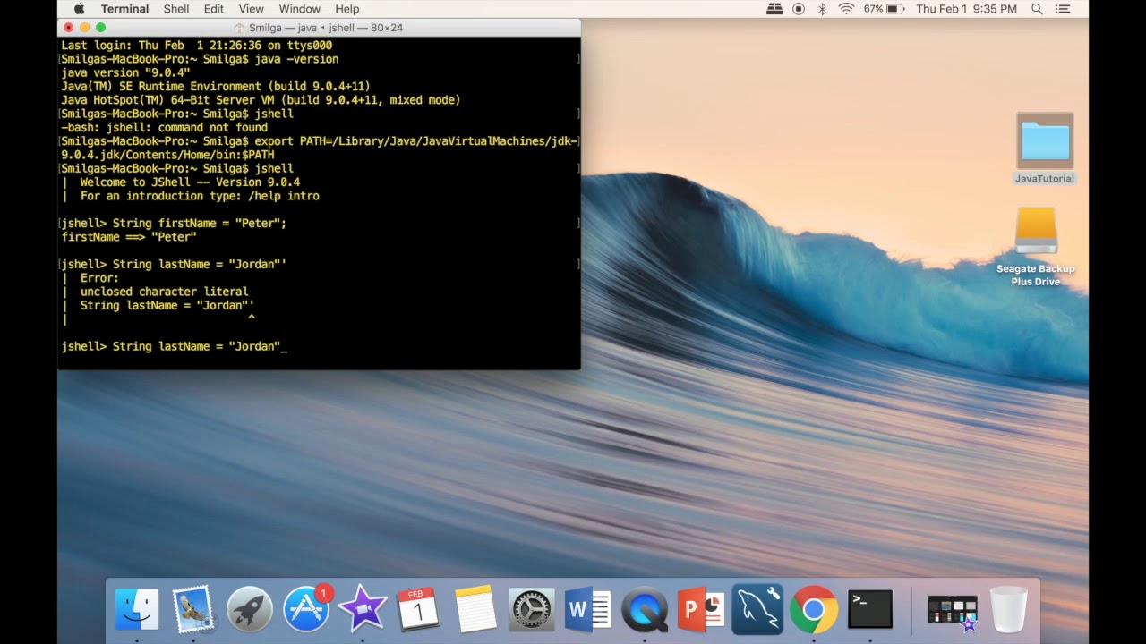 Java Tutorial for Beginners - JSHELL