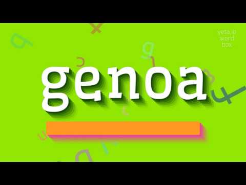 How to say "genoa"! (High Quality Voices)
