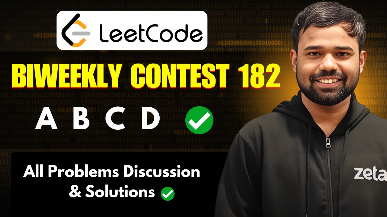 Leetcode Biweekly Contest 182 Solutions |  Minimum Threshold Path With Limited Heavy Edges | Abhinav