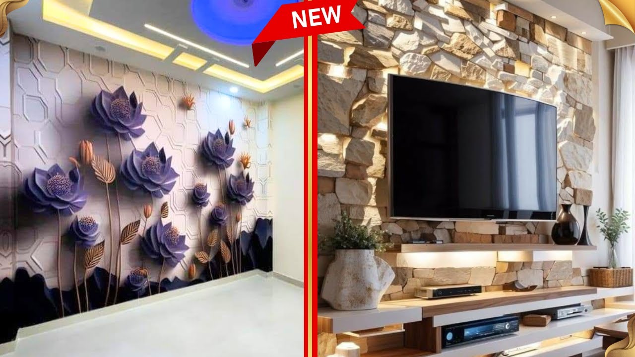 150+3D Wallpaper Design Ideas For living room | 3D Wallpaper | Wall Stickers | #home