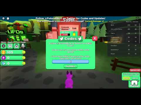 NEW ROBLOX UFO TYCOON CODES!!