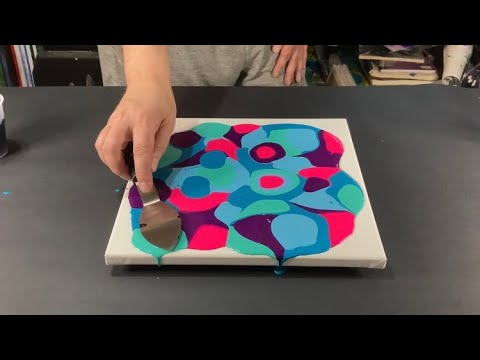 Acrylic Pouring Technique: Puddles & Swipes for Stunning Fluid Art Results
