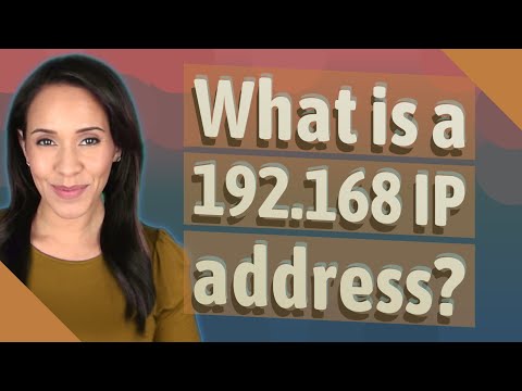 What is a 192.168 IP address?