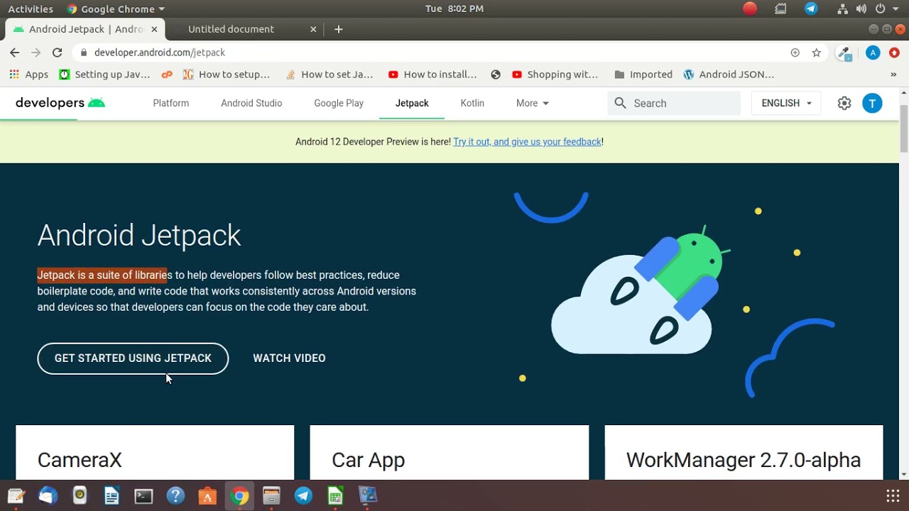 #Android architecture components and  jetpack