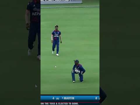 Aasif Sheikh catch #nepal #cricket