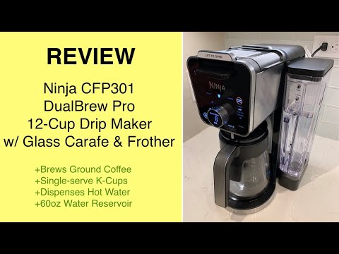 Review Ninja CFP301 DualBrew Pro Brewer with K-Cup Adapter and Frother