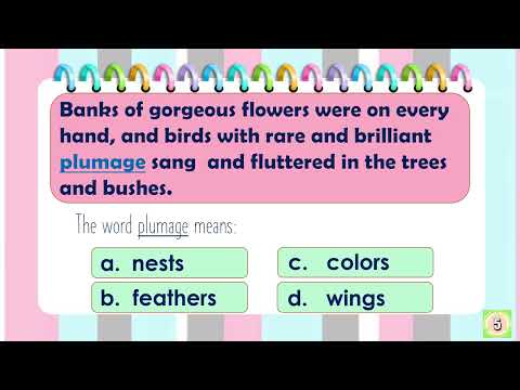 CONTEXT CLUES - EXERCISES for ELEMENTARY LEVEL