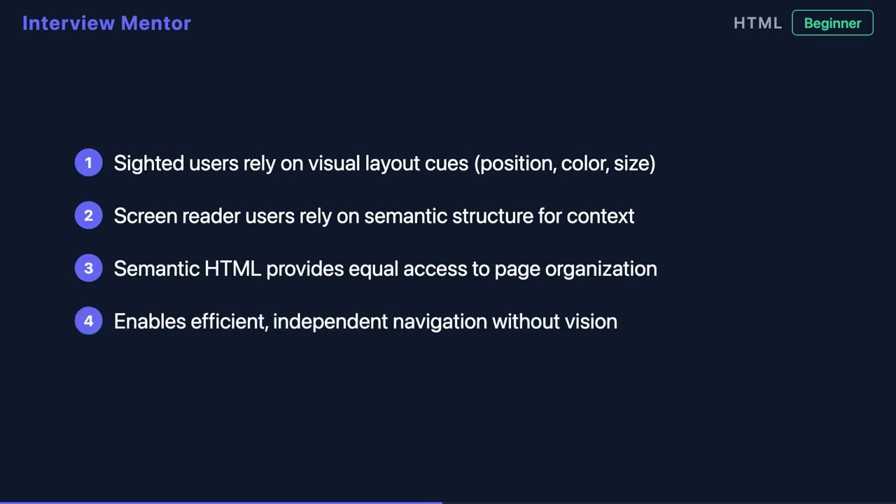 How Semantic HTML Transforms Screen Reader Navigation