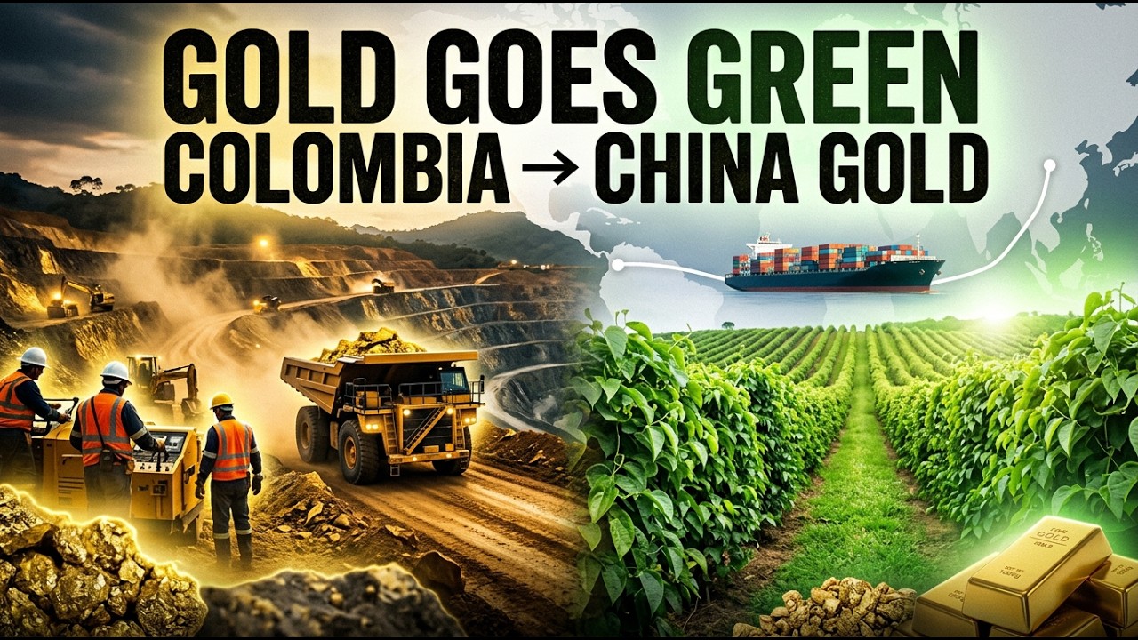 Colombia’s Green Gold Rush: Energy Today Ships Gold to China | $39M Project Explained | Pinion Video