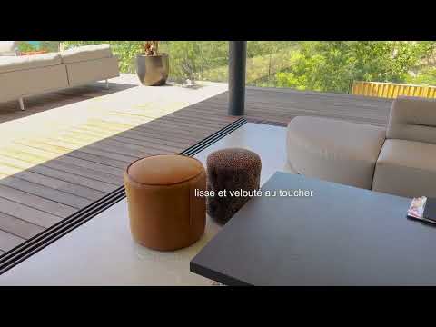 Carrelage en grès cérame effet pierre calcaire