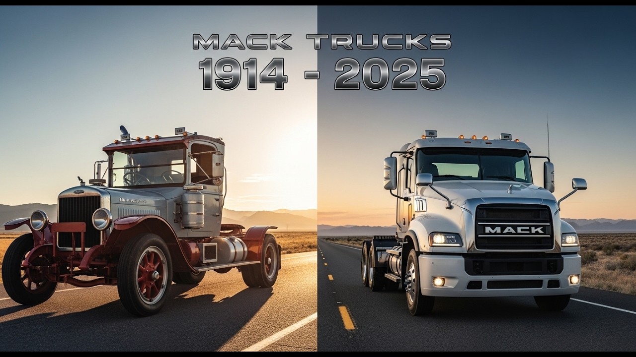 Mack Trucks Evolution 1914–2025 | Old vs New Heavy Duty Trucks