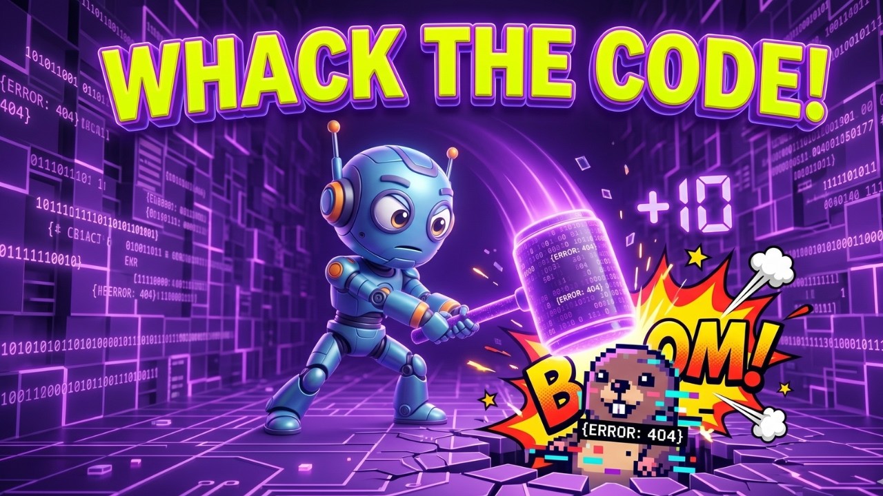 Code Whack-a-Mole! 🐹 JavaScript Timers & Randomness Tutorial (Build a Game! Lesson 4)