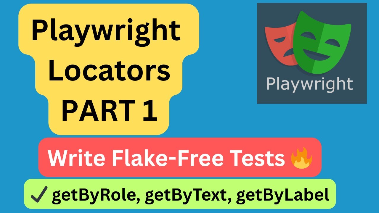Playwright Locators Tutorial: Finding Elements Like a User (Part 1) | Playwright Selectors Guide