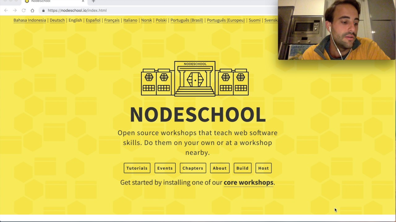 Nodeschool.io - Intro, Setup and Hello World